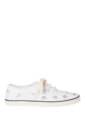 Miu Miu Lace-up Sneakers - Bianco