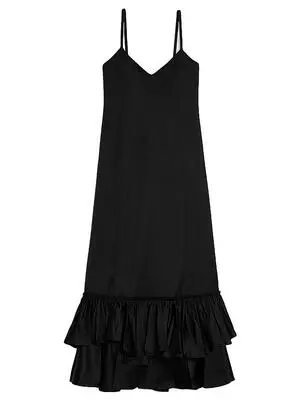JIL SANDER Relaxed Slip Dress - Black