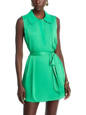 Ramy Brook Lina Mini Dress - Bright Palm