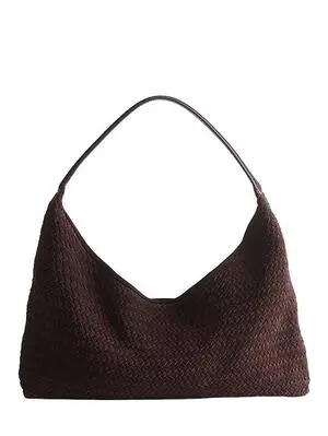 Madewell The Mylie Shoulder Bag - Dark Carob