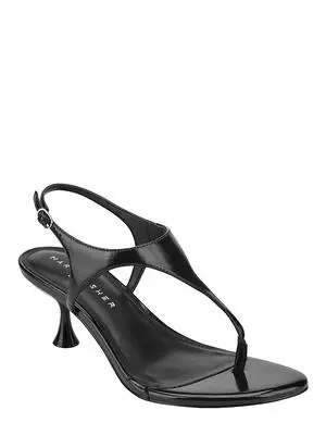 MARC FISHER LTD. Pelysa Thong Sandals - Black