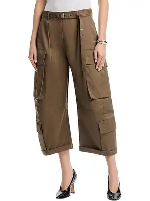 Acne Studios Twill Cargo Pants - Khaki Green