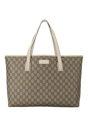 Gucci Original GG Supreme Tote White