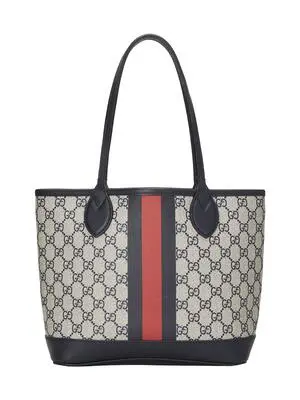 Gucci Gg Supreme Ophidia Tote - Navy