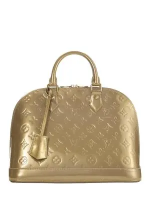 LOUIS VUITTON Monogram Vernis Alma Nm - Beige