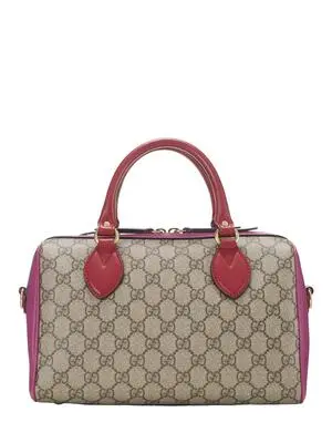 Gucci Original Gg Supreme Canvas Boston Handbag - Beige
