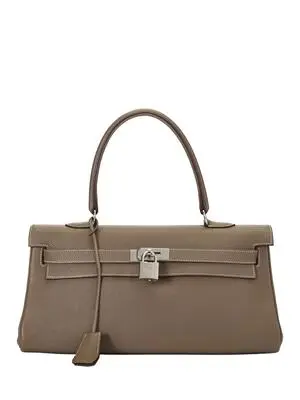 Hermès Kelly 42 Togo Leather Bag - Grey
