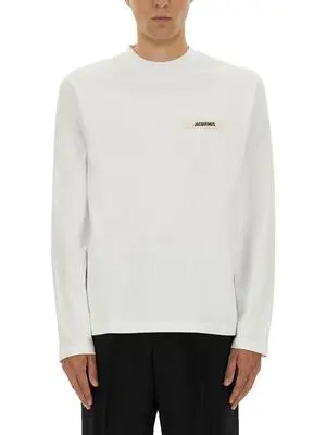 Jacquemus Long-sleeved T-shirt - White