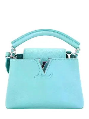 LOUIS VUITTON Capucines Mini Satchel - Green
