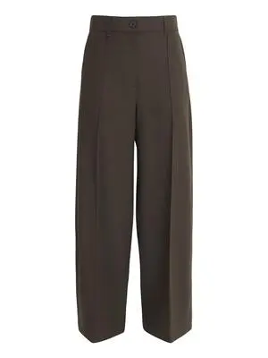 ME+EM Tapered Pintuck Trousers - Green