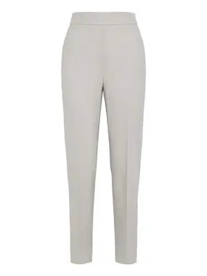 Agnona Wide-leg Tailored Trousers - Grey
