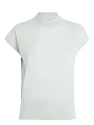 Agnona Cashmere Short-sleeve Sweater - Green