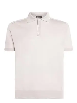 COLOMBO Silk Polo Sweater