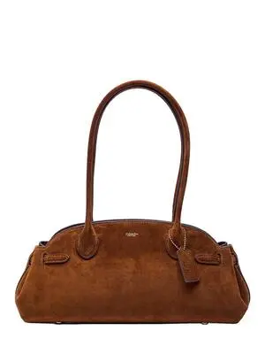 COACH Empire Suede Shoulder Bag - Brown