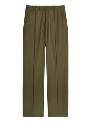 Ronny Kobo Rowley Straight-leg Trousers - Green