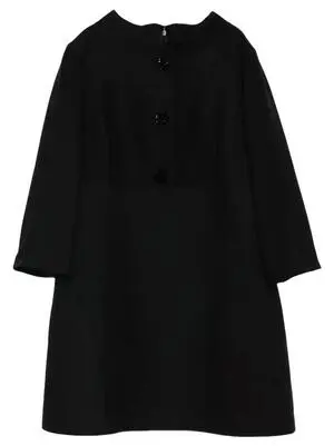 Valentino Garavani Button Mini Dress - Black