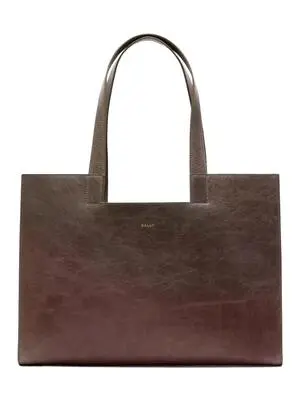 Bally Leather Tote Bag - Brown