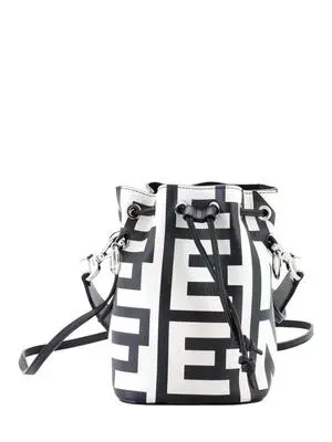 Fendi X Marc Jacobs Mon Tresor Mini Bucket Bag - Black