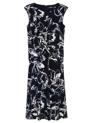 Ralph Lauren Floral-print Midi Dress - Blue