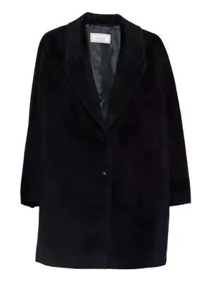 Peserico Single-breasted Coat - Blue