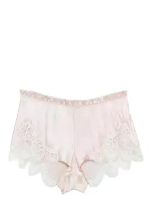 Carine Gilson Lace-detail Shorts - Pink
