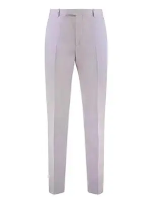 Gucci Wool Gabardine Trousers - Grey