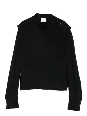 Isabel Marant Felissa Button-detail Blouse - Black