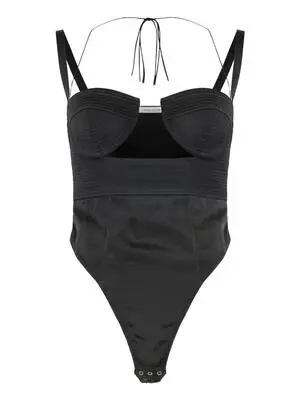Anna October Cutout Bodysuit - Black