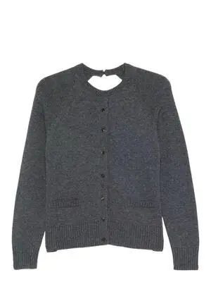 CORDERA Button-Up Cardigan Grey