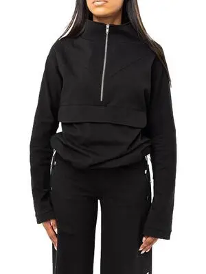 IZAYLA Sovana Pullover Jacket - Black