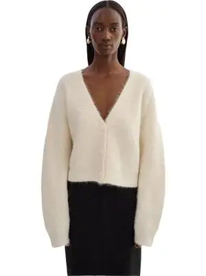 LAMARQUE Minnie Knit Cardigan - Ivory