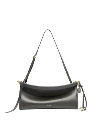 Alaïa Le Click East West Medium Shoulder Bag - Grey