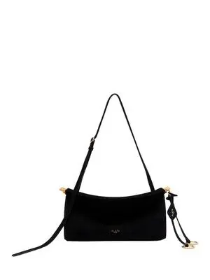 Alaïa Le Click Suede Shoulder Bag - Black