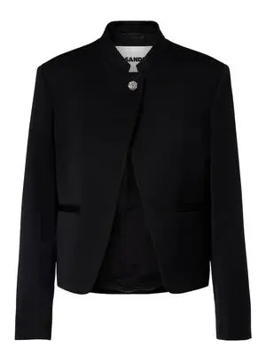 JIL SANDER Wool Jacket - Black