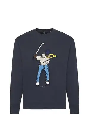 EASTSIDE GOLF Swingman Core Fleece Sweatshirt - Midnight Navy