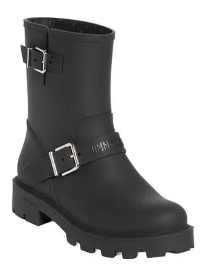 JIMMY CHOO Waterproof Moto Boots - Black