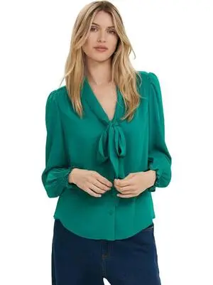 FINERY LONDON Mavis Chiffon Blouse