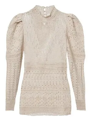 Isabel Marant Dahara Open-knit Sweater - Beige