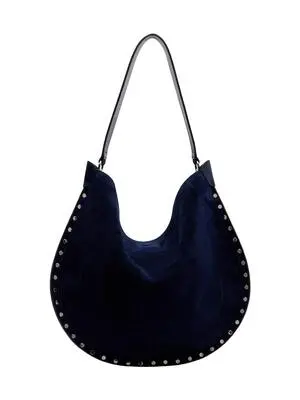 Isabel Marant Oskan Suede Shoulder Bag - Blue