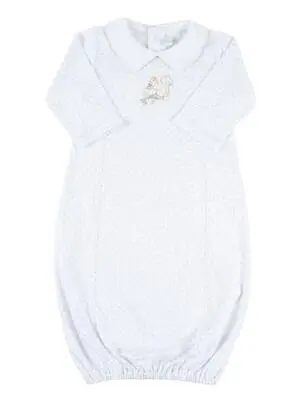 CUCLIE Pointed Collar Little Squirrel Gown - White
