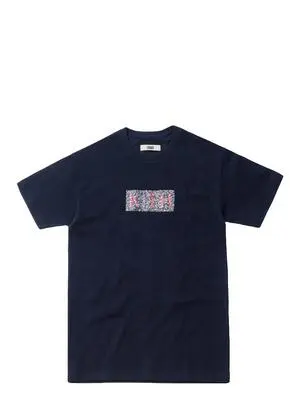 Kith Ishiahara Test Classic Logo Tee Shirt - Navy Blue