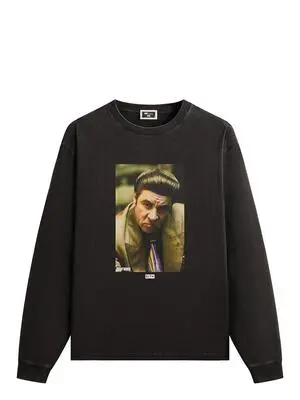 Kith For The Sopranos Silvio Vintage Long Sleeve Tee - Black