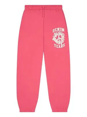 DENIM TEARS Denim Tears Denim University Sweatpants Pink
