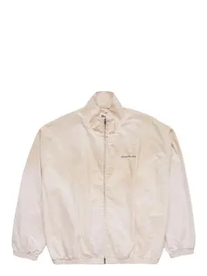 Acne Studios Logo Zipper Jacket - White