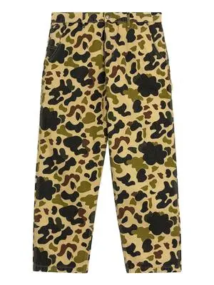 MARKET Camo Denim Pants - Brown