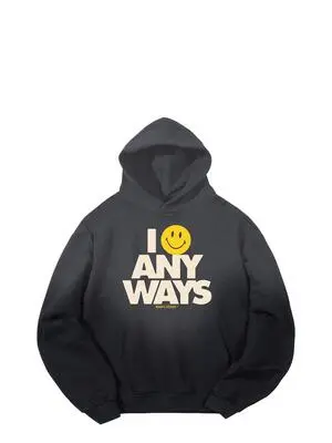MARKET Smiley Smile Anyways Hoodie - Black