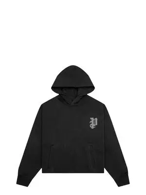 PURPLE BRAND Heavyweight Fleece Oversized Hoodie - Black