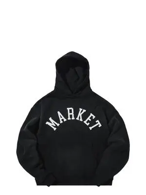 MARKET Throwback Arc Hoodie - Black