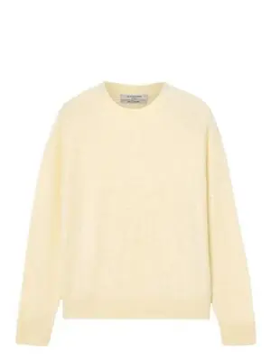 ALLSAINTS Rebel Round-neck Cashmere Jumper - Hay Yellow