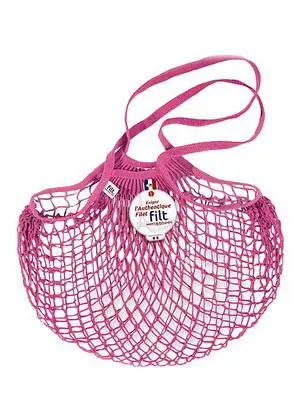 FILT Long 220 Shopping Cotton Net Bag - Pink Sorbet